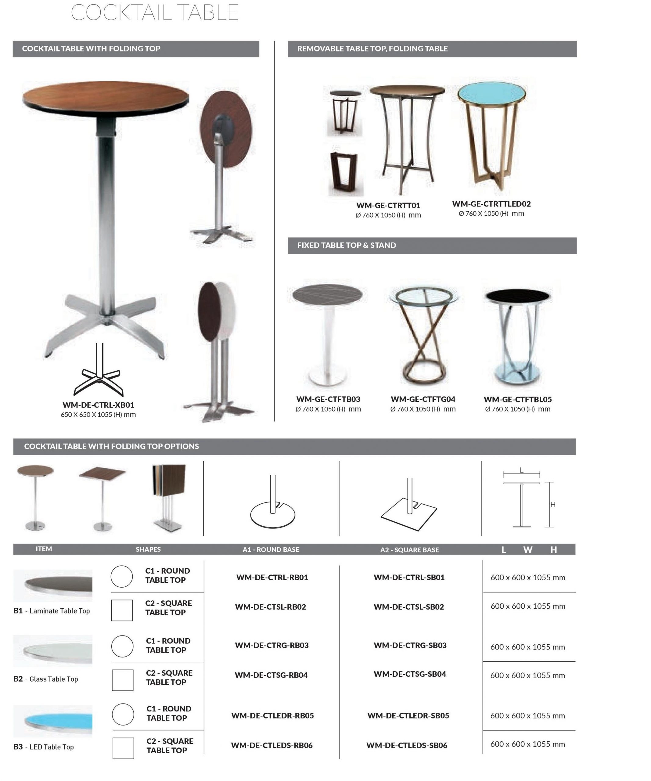 COCKTAIL TABLES Wild Magma COCKTAIL TABLES Wild Magma
